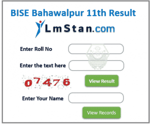 BISE BWP 11th Result 2026 (1st Year Result) Bahawalpur Board