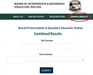 Multan Board Result 2026 UPDATED (bisemultan.edu.pk)